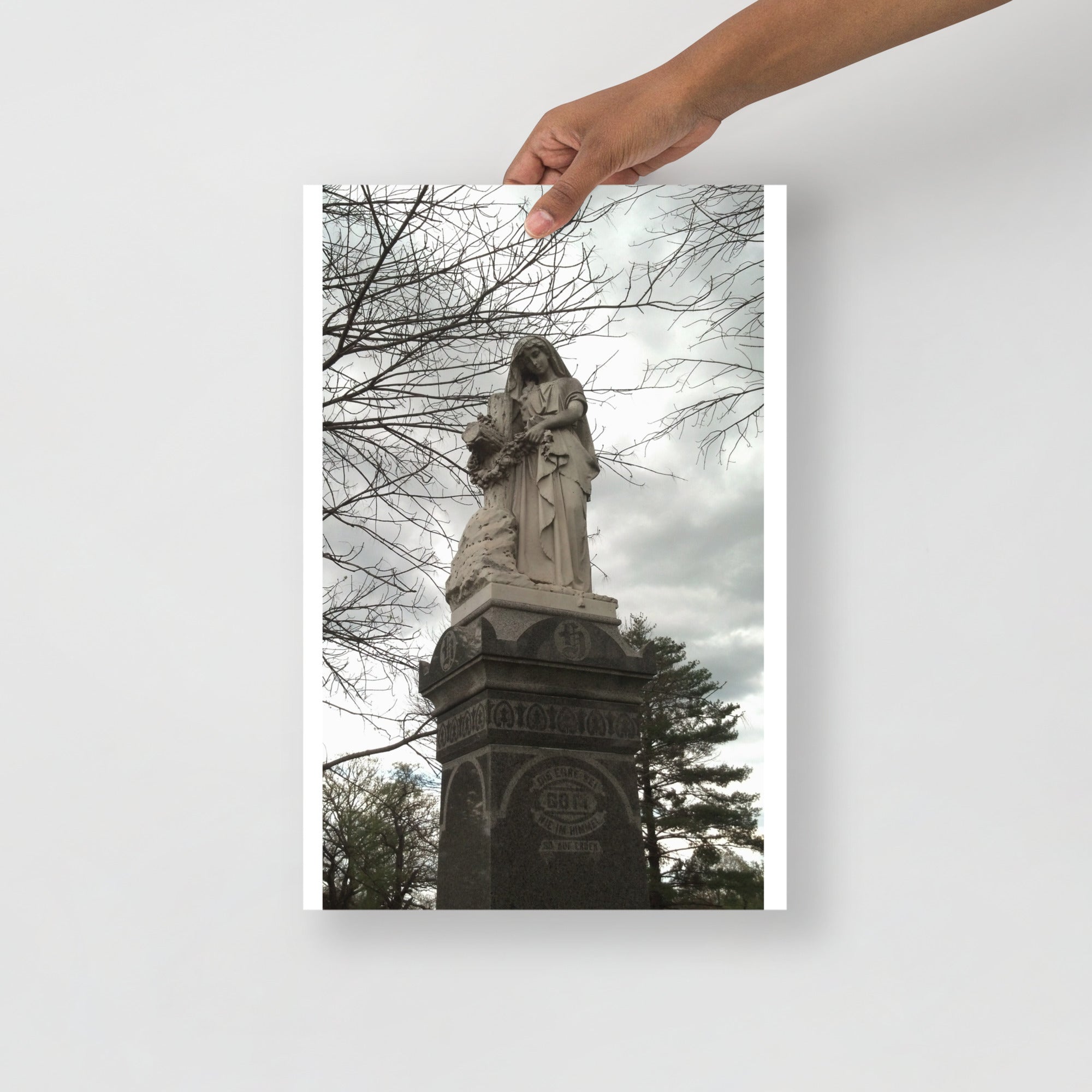Winter Sentinel — Angel Monument at Dusk | Arlek Hope Collection ...