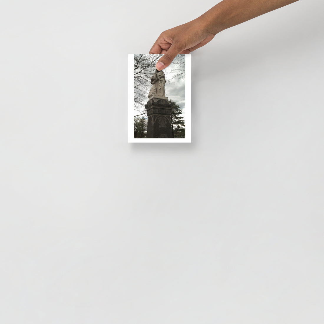 Winter Sentinel — Angel Monument at Dusk | Arlek Hope Collection ...